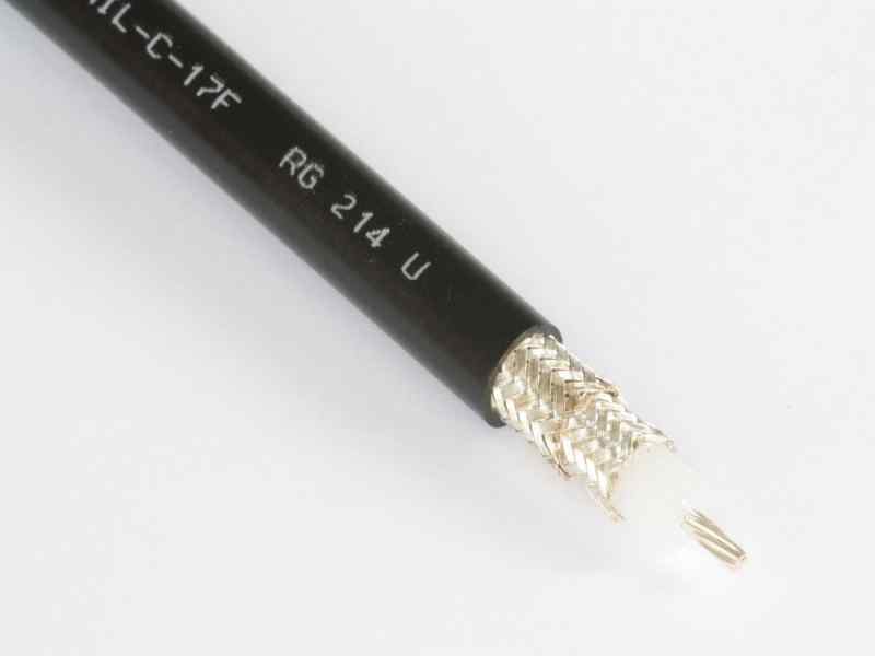 RG 214 U MIL C 17 F Koaxialkabel - 50 Ohm - Alex's Radio Shop