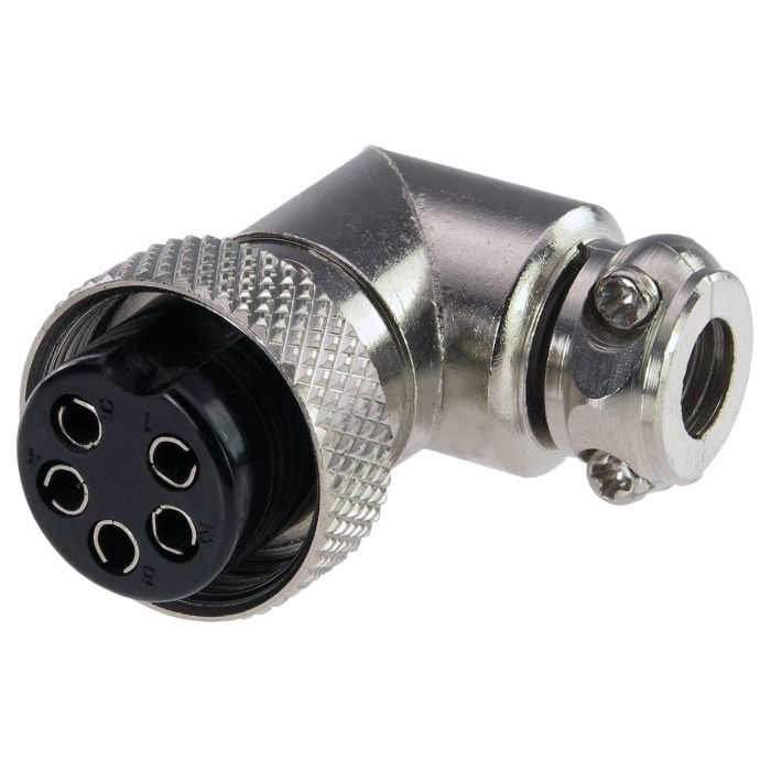 Mikrofon-Winkelstecker 5-polig - Alex's Radio Shop